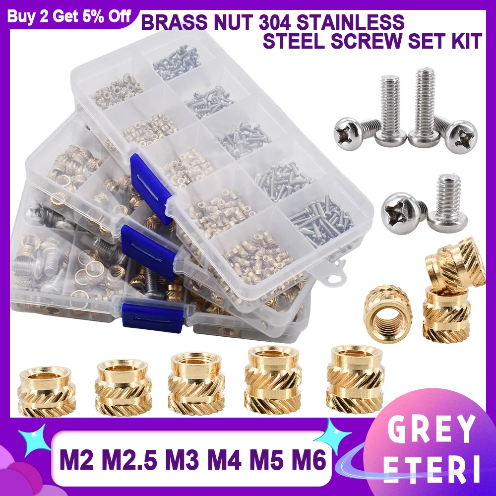 M2-M2-5-M3-M4-M5-M6-Brass-Hot-Melt-Insert-Nut-304-Stainless-Steel-Screw.jpg