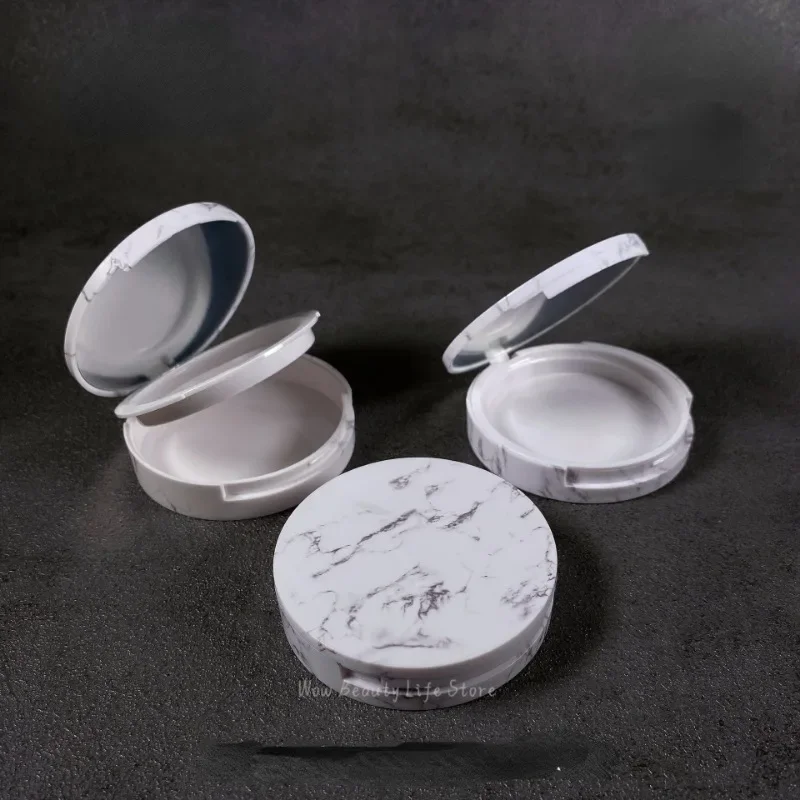 Double-Powder-Empty-Box-Portable-Marbling-Cosmetic-Empty-Container ...