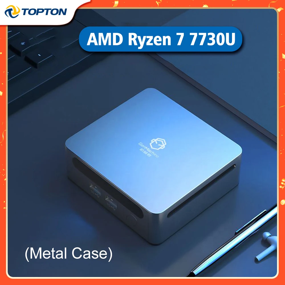Topton-Mini-PC-Gaming-Computer-AMD-Ryzen-7-7730U-5800U-R5-5600H-Windows ...