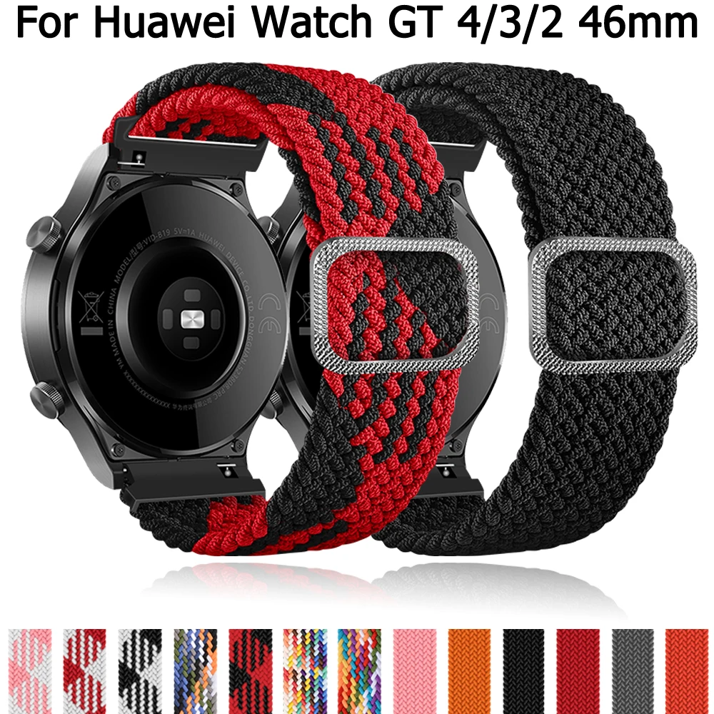22mm-Nylon-Strap-For-Huawei-Watch-GT4-GT3-GT2-46mm-Watchband-for-Huawei ...