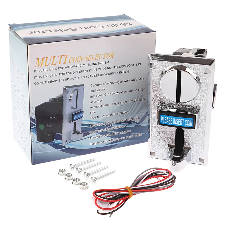 1Pc-616-Multi-Coin-Slot-Acceptor-Electronic-Roll-Down-Coin-Acceptor ...