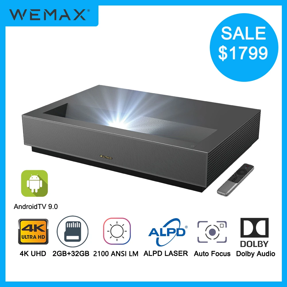 Projecteur Wemax Nova 4K – WEMAX Nova Ultra Short Throw 4K Laser ...