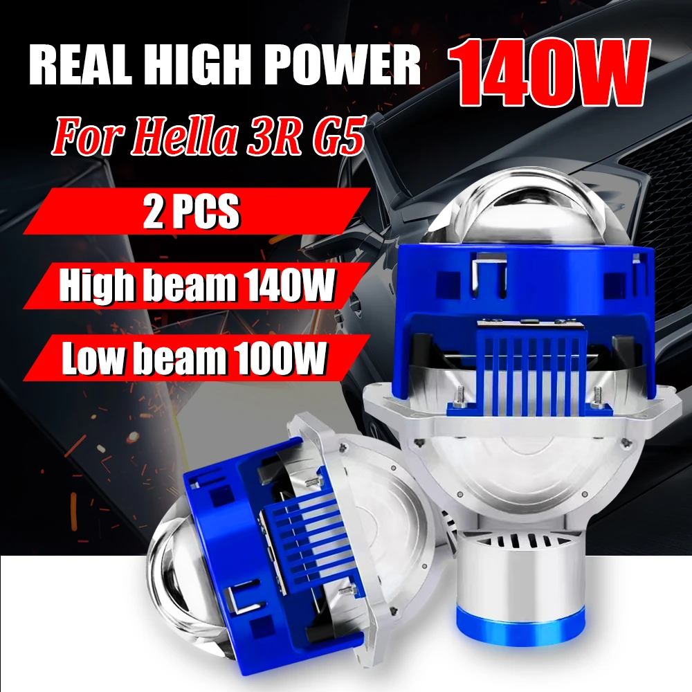3 Inch Laser Bi-led Projector Lens For Led Headlights 140w 45000lm 12v ...