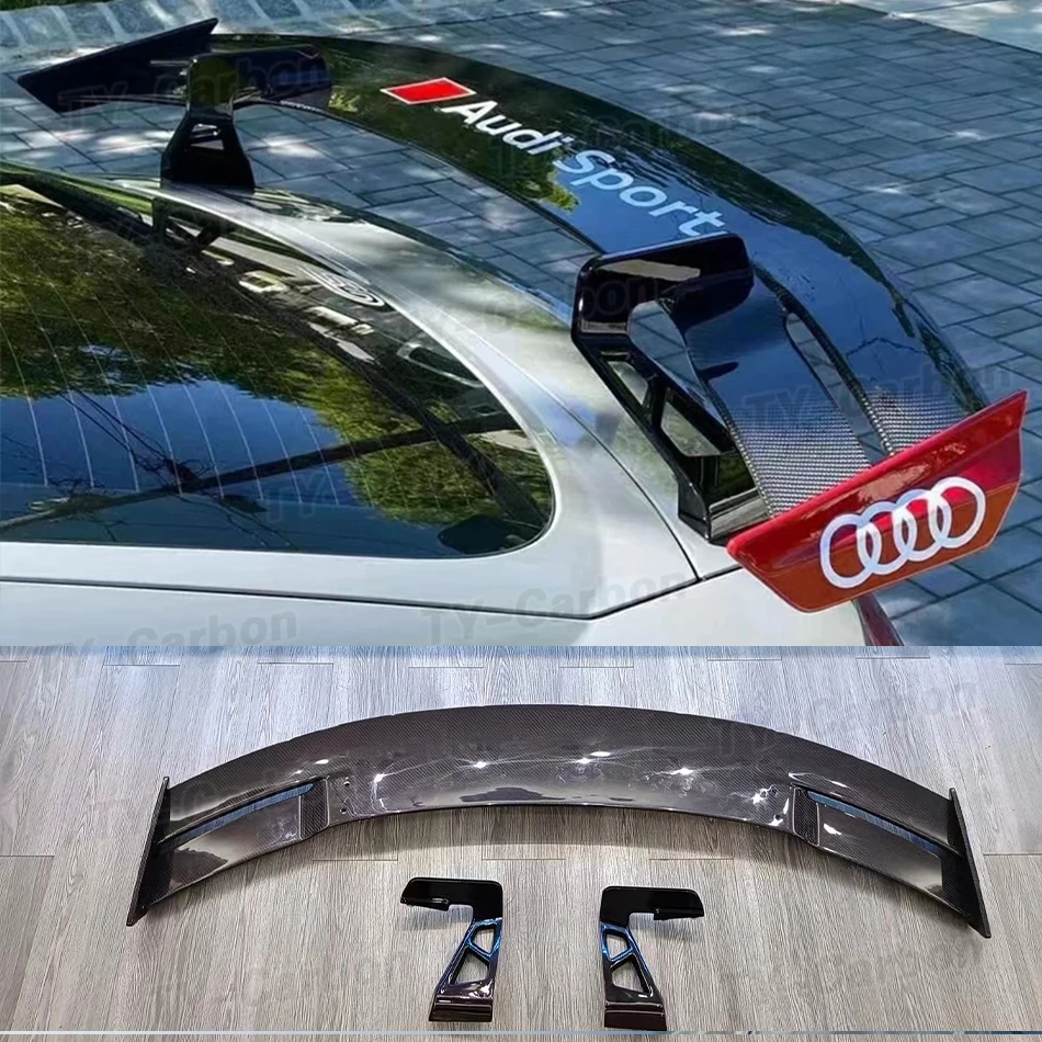 High Quality Real Carbon Fiber FRP Spoiler For Audi TT TTRS R8 V8 V10 ...
