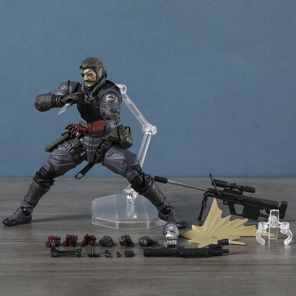 Revoltech Phantom Pain Venom Snake 6in Action Figure Collectible Model ...