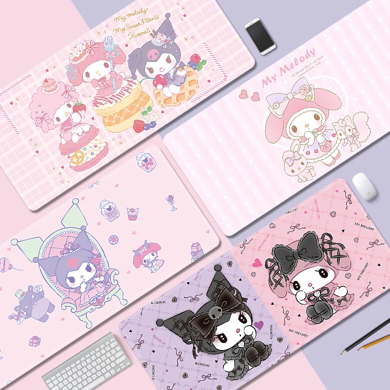 Sanrio Mouse Pad para Meninas e Meninos, Almofada Anti Slip, Anime ...