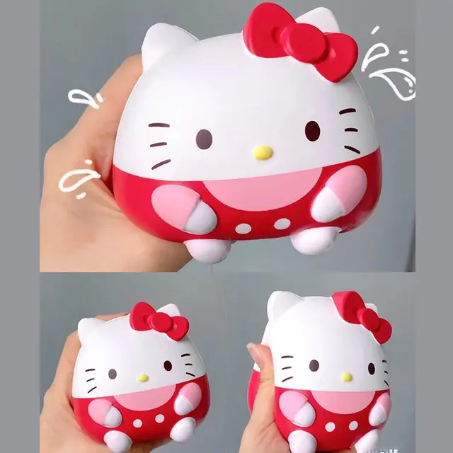 Kawaii Sanrio Hello Kitty Squeeze Toys Anime Cinnamoroll Pom Pompurin ...