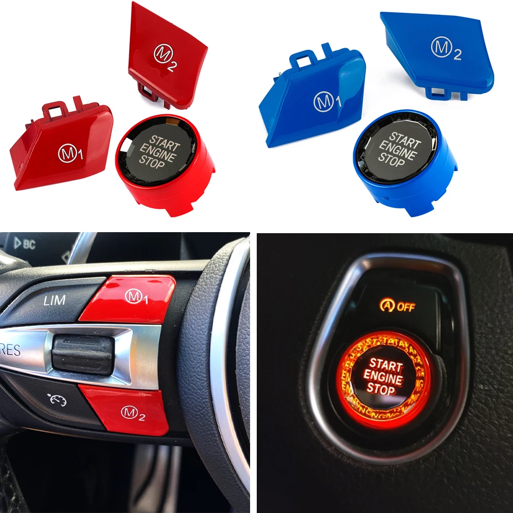 Car Steering Wheel M1 M2 Mode Button With Start Engine Switch Button ...