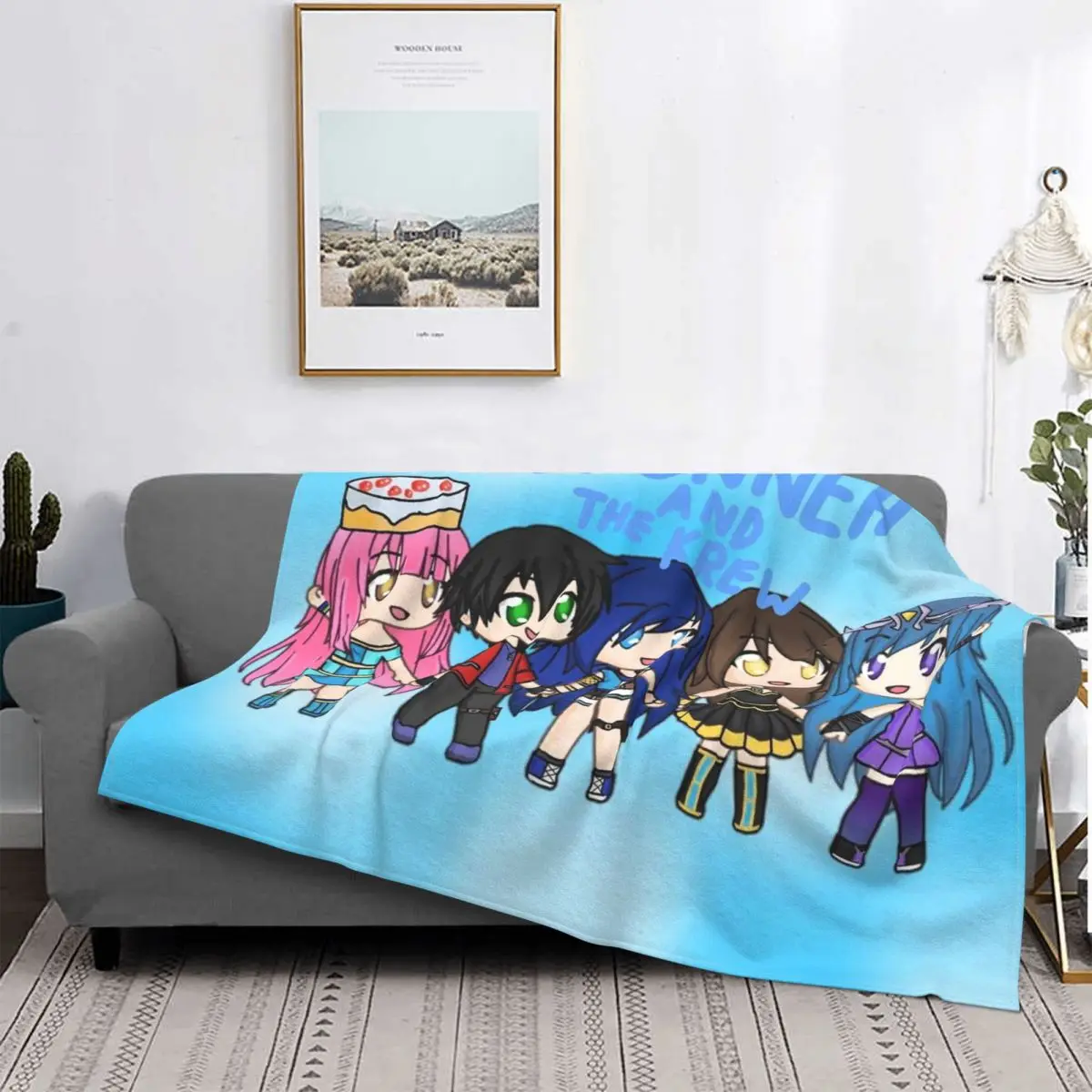 Gacha-Life-Funneh-Krew-Gacha-Blankets-Bed-Cover-260-Heated-Blanket ...