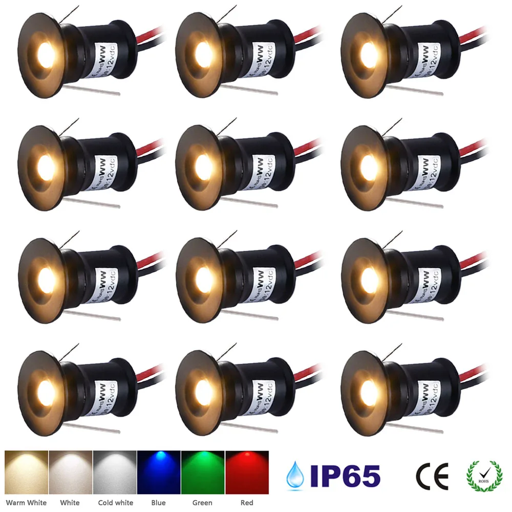IP65-Recessed-Downlight-1W-DIY-Spotlight-Led-12V-Dimmable-Kitchen-Light ...