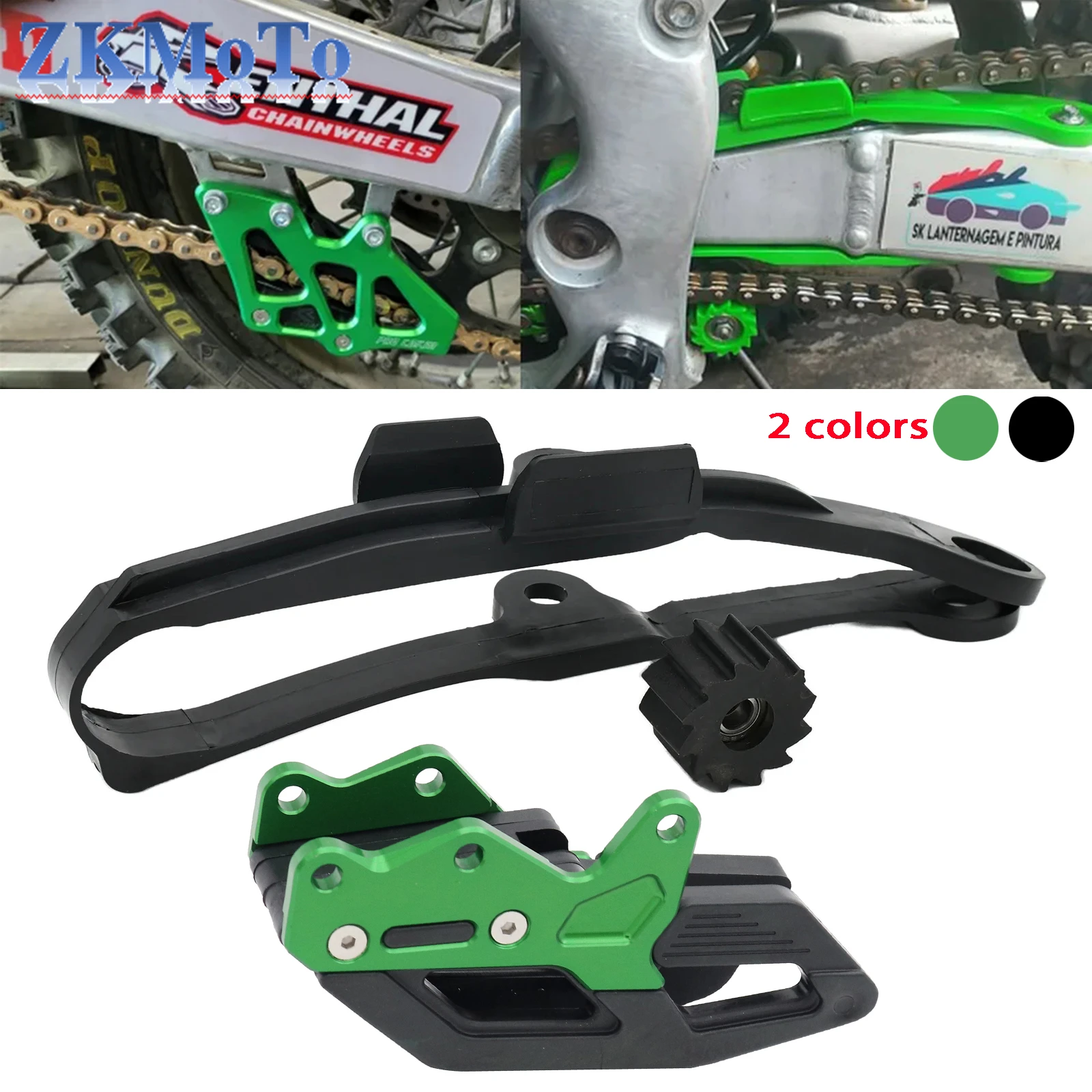 CNC-Chain-Guide-Chain-Slider-Guide-Roller-Swingarm-Protector-For ...