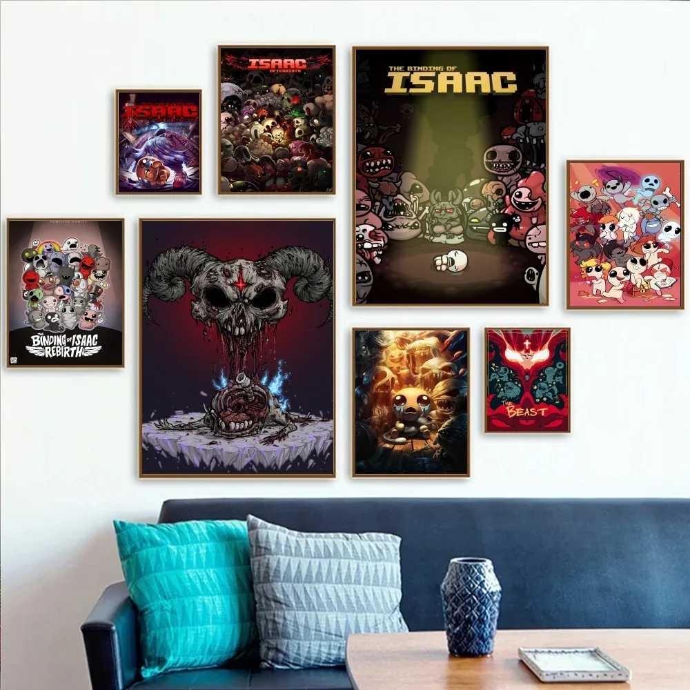 1pc The Binding Of Isaac Game Poster Stickers Art Wall Murals Decor ...