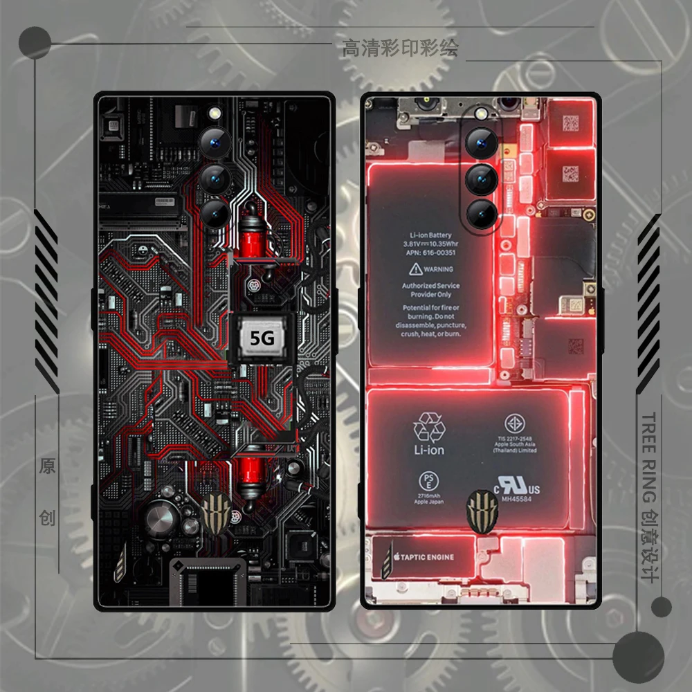 For-ZTE-Nubia-Red-Magic-8S-Pro-Case-Magic8SPro-Retro-Phone-TPU-Fundas ...