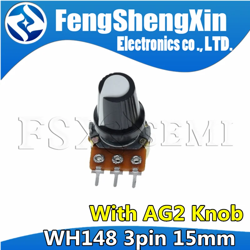 1sets WH148 3pin B1K B2K B5K B10K B20K B50K B100K B250K B500K B1M ...