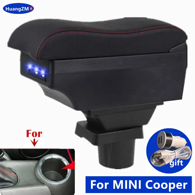 For-MINI-Cooper-Car-Armrest-Box-R50-R52-R53-R56-R57-R58-F55-F56-F57 ...