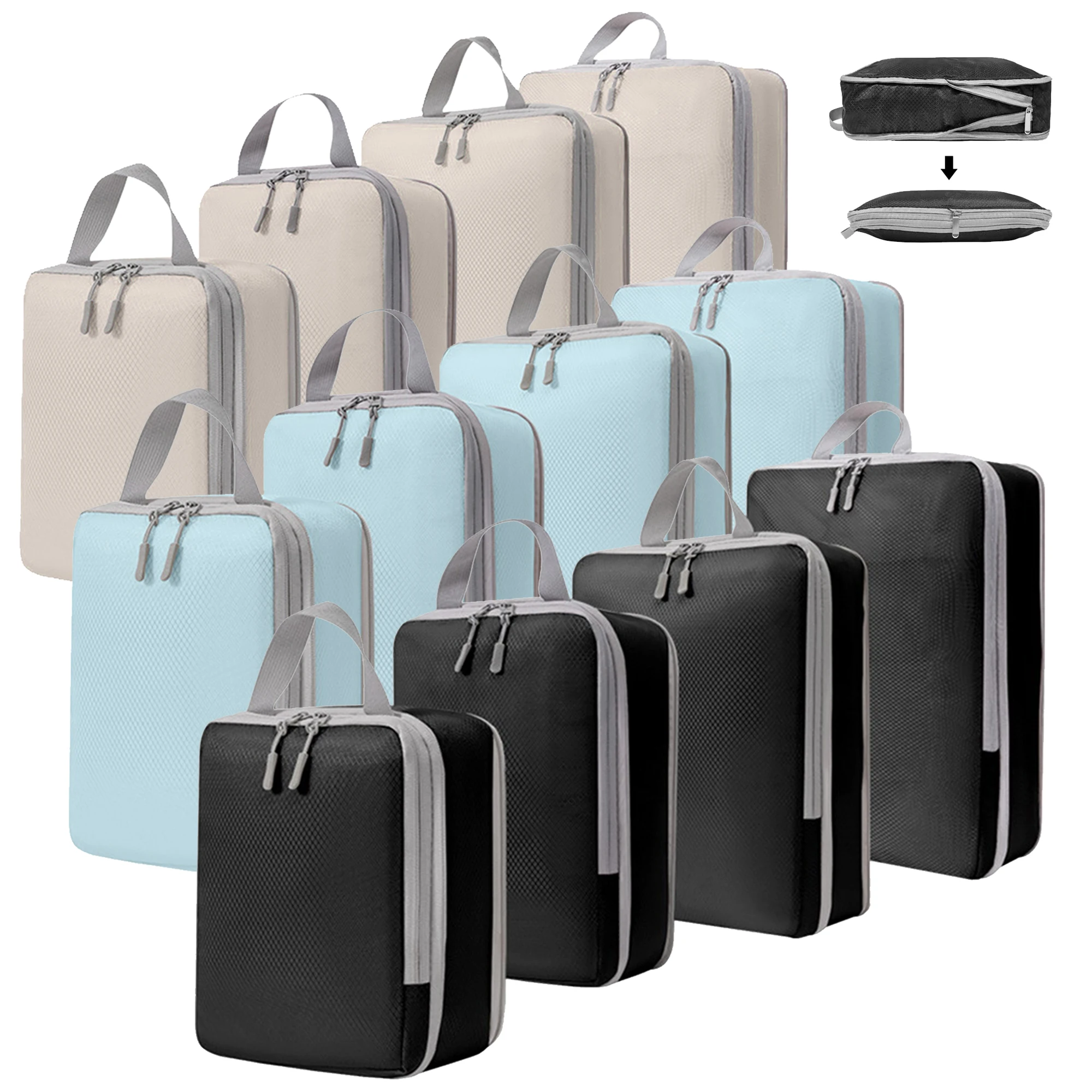 4pcs-Large-Capacity-Travel-Compression-Packing-Cubes-Bag-Portable ...