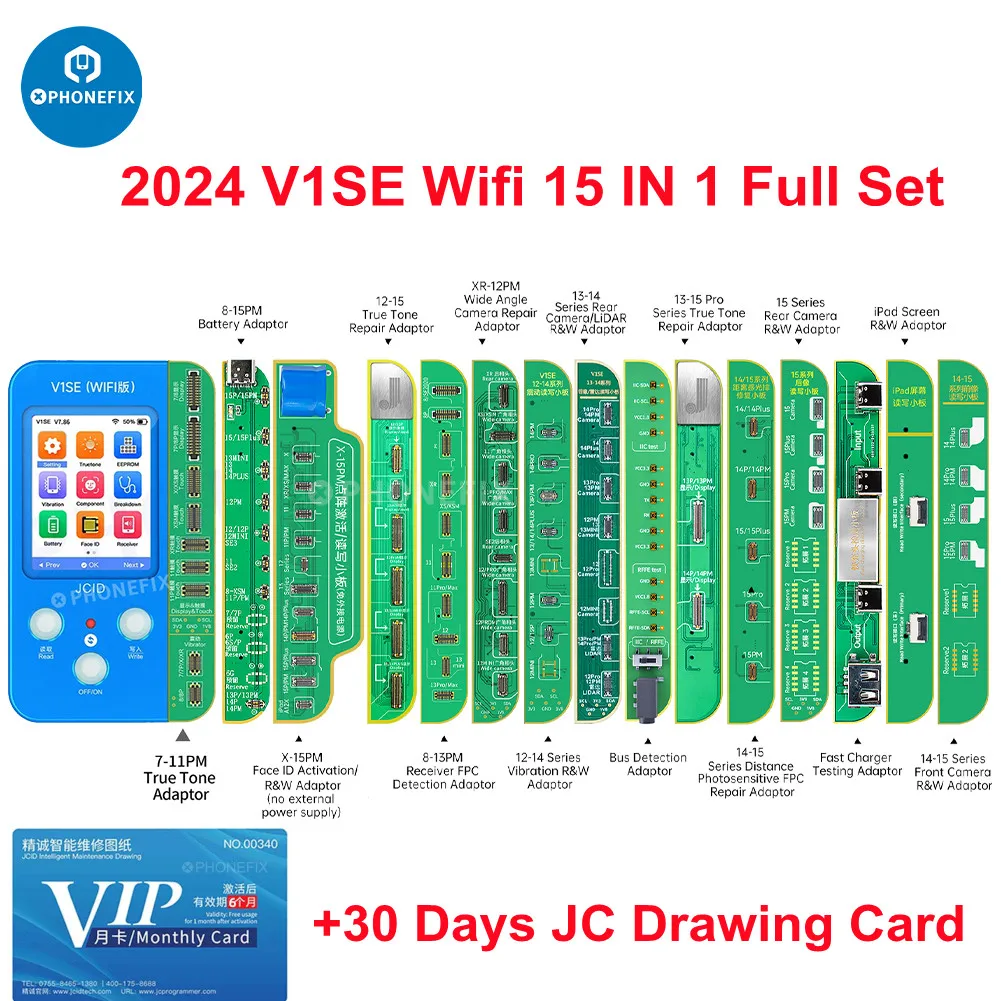 JC-V1SE-Wifi-Programmer-for-iPhone-11-12-13-14-15ProMax-Photosensitive ...