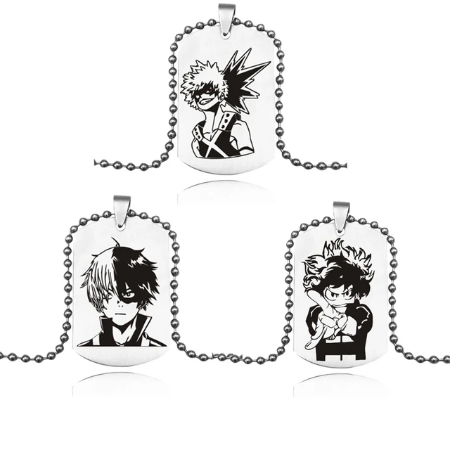 Hot Topic My Hero Academia Chibi Dabi Name Pendant Necklace