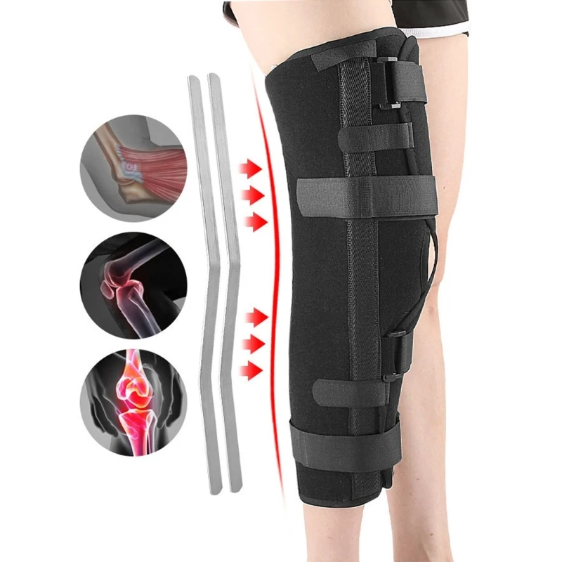 Knee-Immobilizer-Brace-Breathable-Knee-Brace-Stabilizer-Full-Leg ...