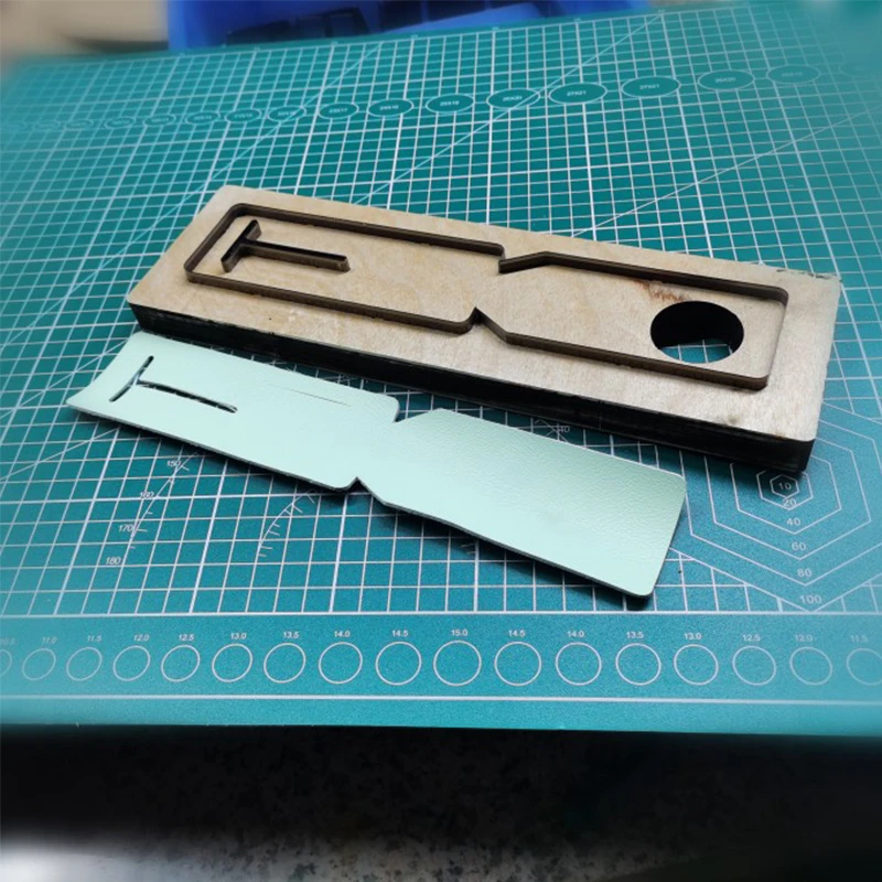 Practical-Leather-Luggage-Tag-Cutting-Mould-Handmade-Wooden-Punching ...