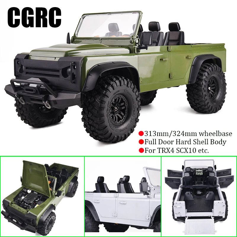 GRC 313/324mm Wheelbase Wilderness Defender RD110 Convertible Shell ...