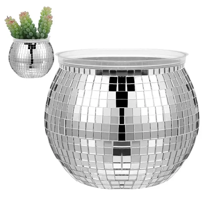 Maceta-de-bola-de-discoteca-florero-de-bola-de-cristal-de-espejo ...