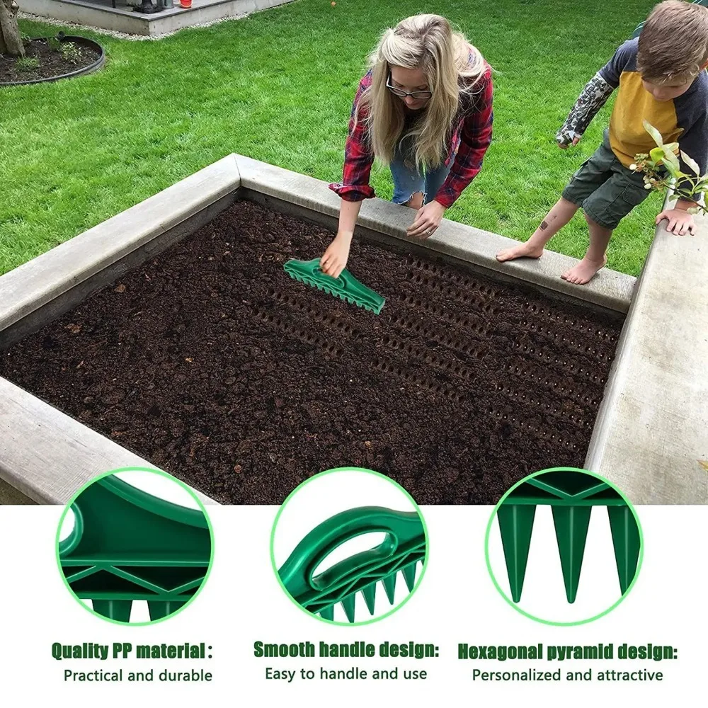 New Gardening Tool Manual Sower Tool Soil Digger Garden Seeder Planter ...