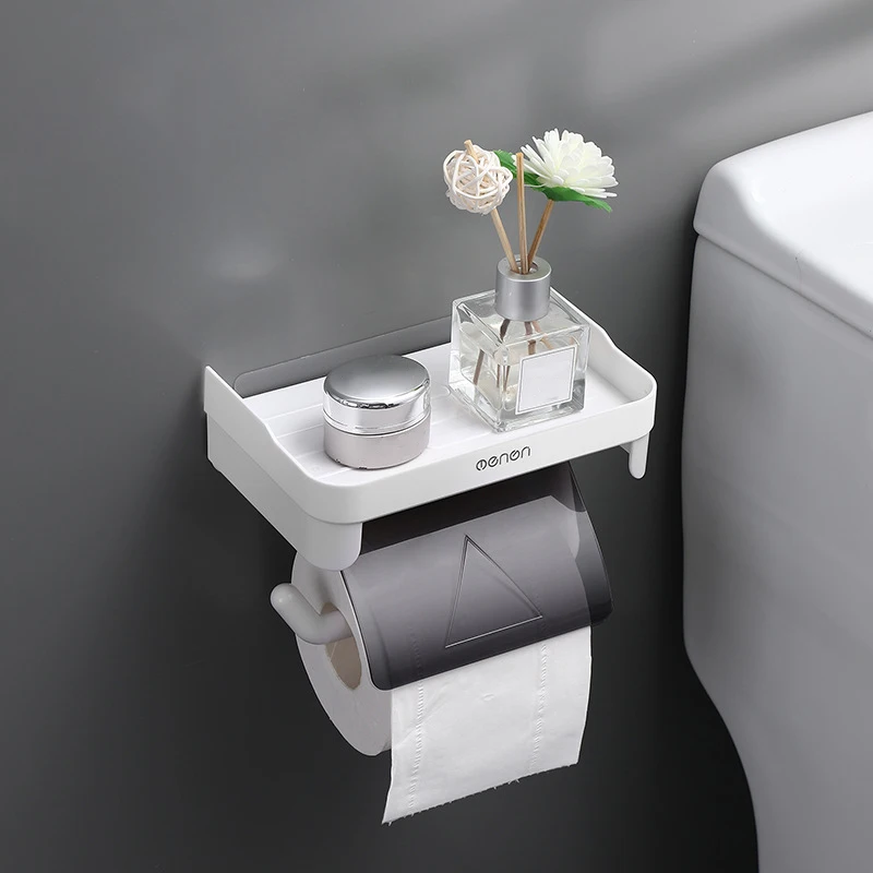 Plastic Paper Storage Rack | Wall Toilet Paper Holder | Bathroom Wall ...