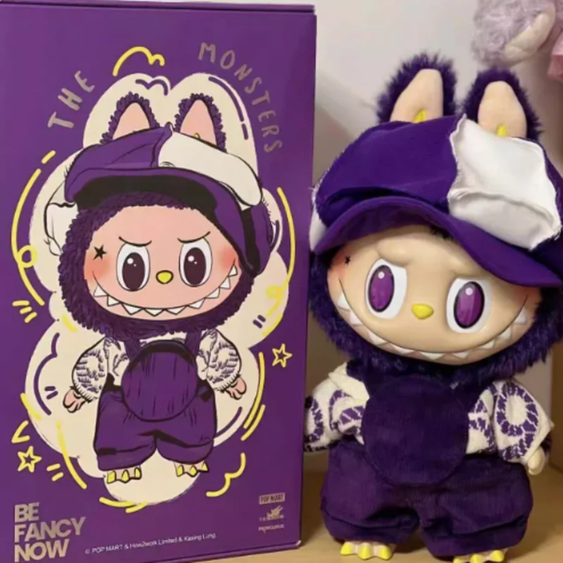 New-Labubu-17cm-MiLan-Fashion-Week-Series-Figures-Purple-Kindom-Cute ...