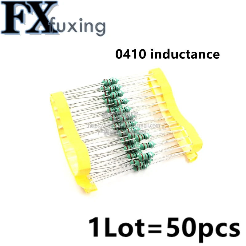 50pcs/lot 0410 Color Ring Inductors 470uh 471k Axial Rf Choke Coil 1/2w ...