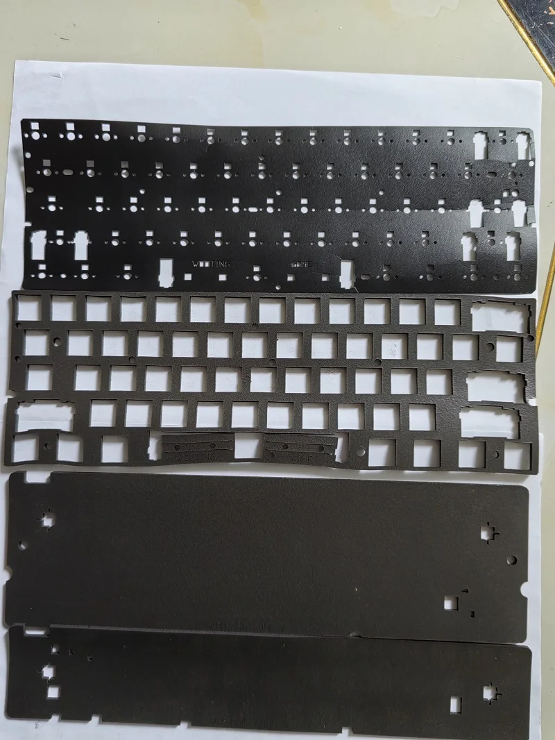 Plastic-case-use-Wooting-60HE-60-Keyboard-Sound-Pack-Poron-Plate-Foam ...