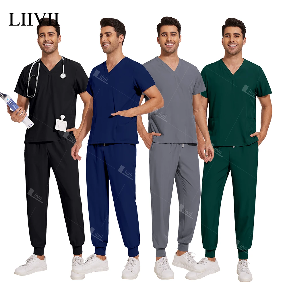 Medical Uniforms Men Women Unisex Nursing Clothes Beauty Costume Nurse ...