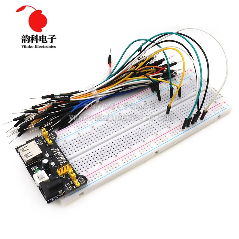 New Mb-102 Mb102 Breadboard 400 830 Point Solderless Pcb Bread Board ...