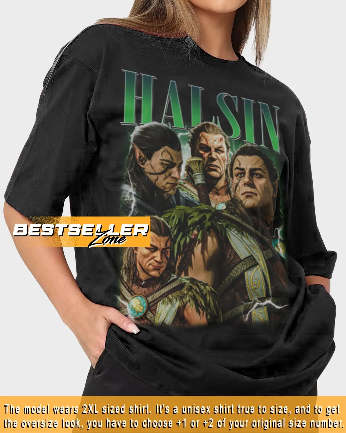 Limited-Halsin-Baldurs-Vintage-Shirt-Gate-3-90s-Design-Retro-Girl ...