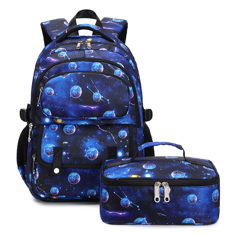 New-Backpack-with-Lunchbox-Children-School-Bag-for-Boy-Girl-Primary ...