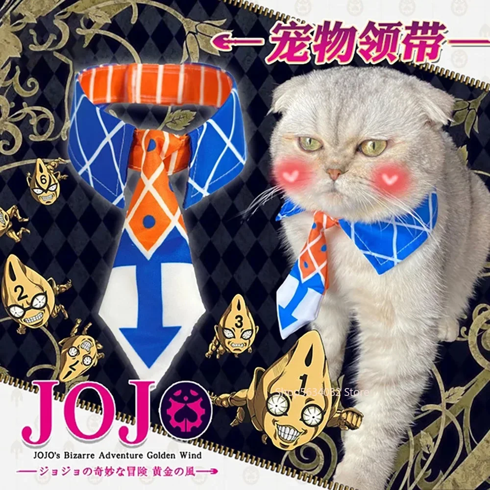 JoJos-Bizarre-Adventure-Pet-Cat-Tie-Kira-Yoshikage-Guido-Mista-Cosplay ...