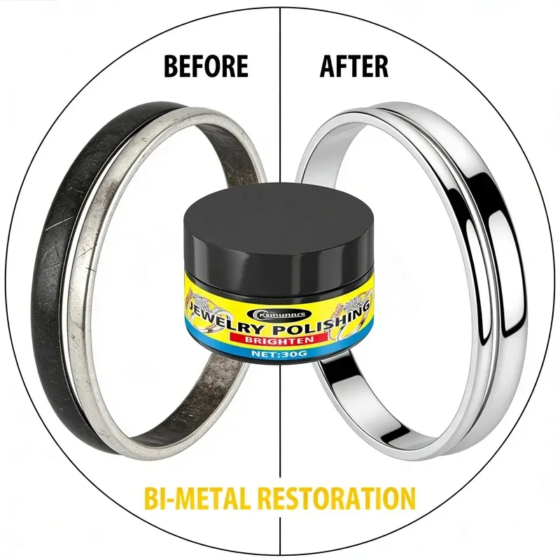 Fasilawei Precious Metal Jewelry Polish Cream: Oxidation Refurbisher ...