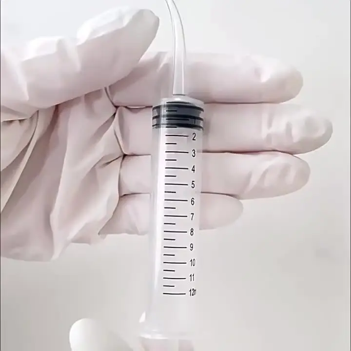 No Needle 12 ml Syringes for Liquid Multipurpose Transparent Plastic ...