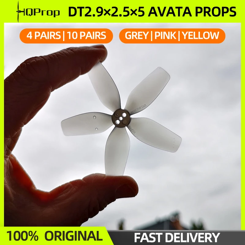 4-10Pairs-HQProp-HQ-DT2-9X2-5X5-2925-Propeller-5-Blade-CW-CCW-PC-Props ...