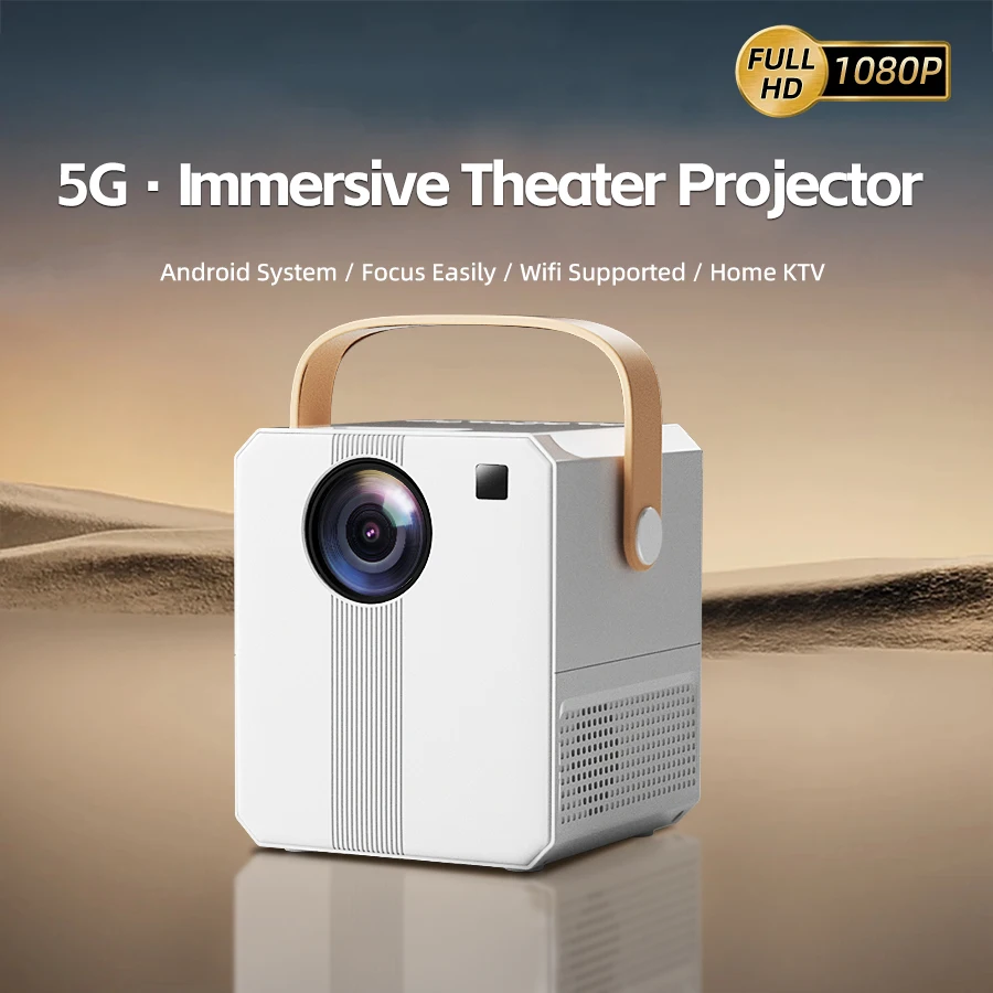 305-4K-HD-Home-Projector-Supports-WiFi-Connects-to-Mobile-Phones-and ...