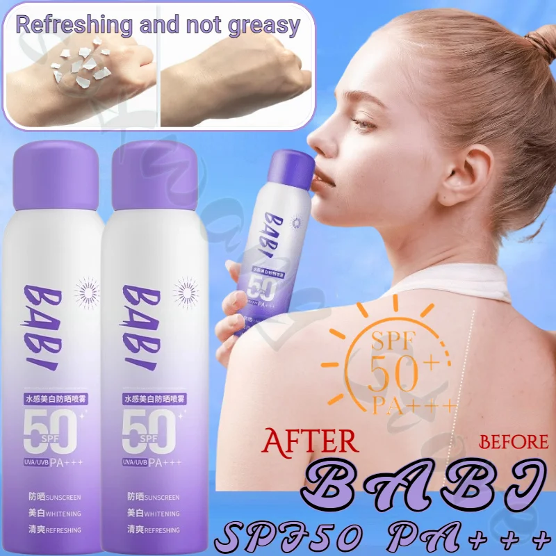 BABI-Sunscreen-spray-anti-UV-refreshing-and-non-greasy-universal-SFP50 ...