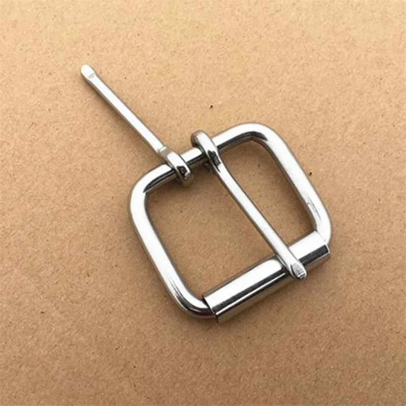 Stainless-Steel-Double-Pin-Buckle-Solid-Cowboy-Belt-Buckle-With-Roller ...