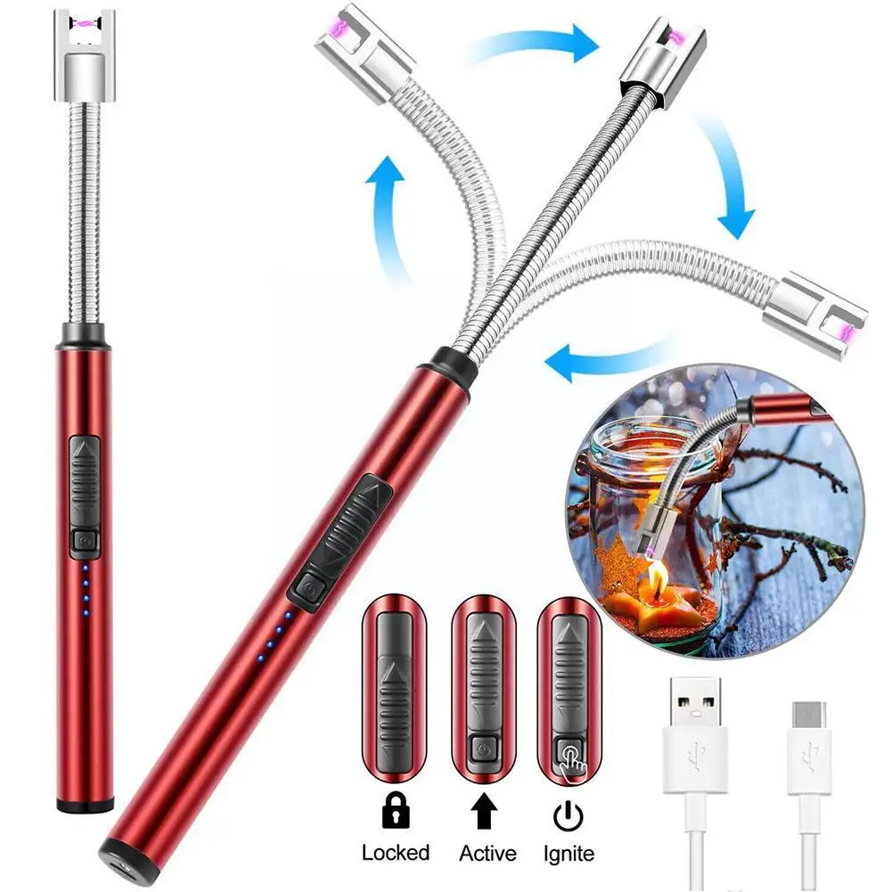 360-Home-Use-Kitchen-Candle-Gas-Stove-Plasma-Pulse-Windproof-Ignition ...