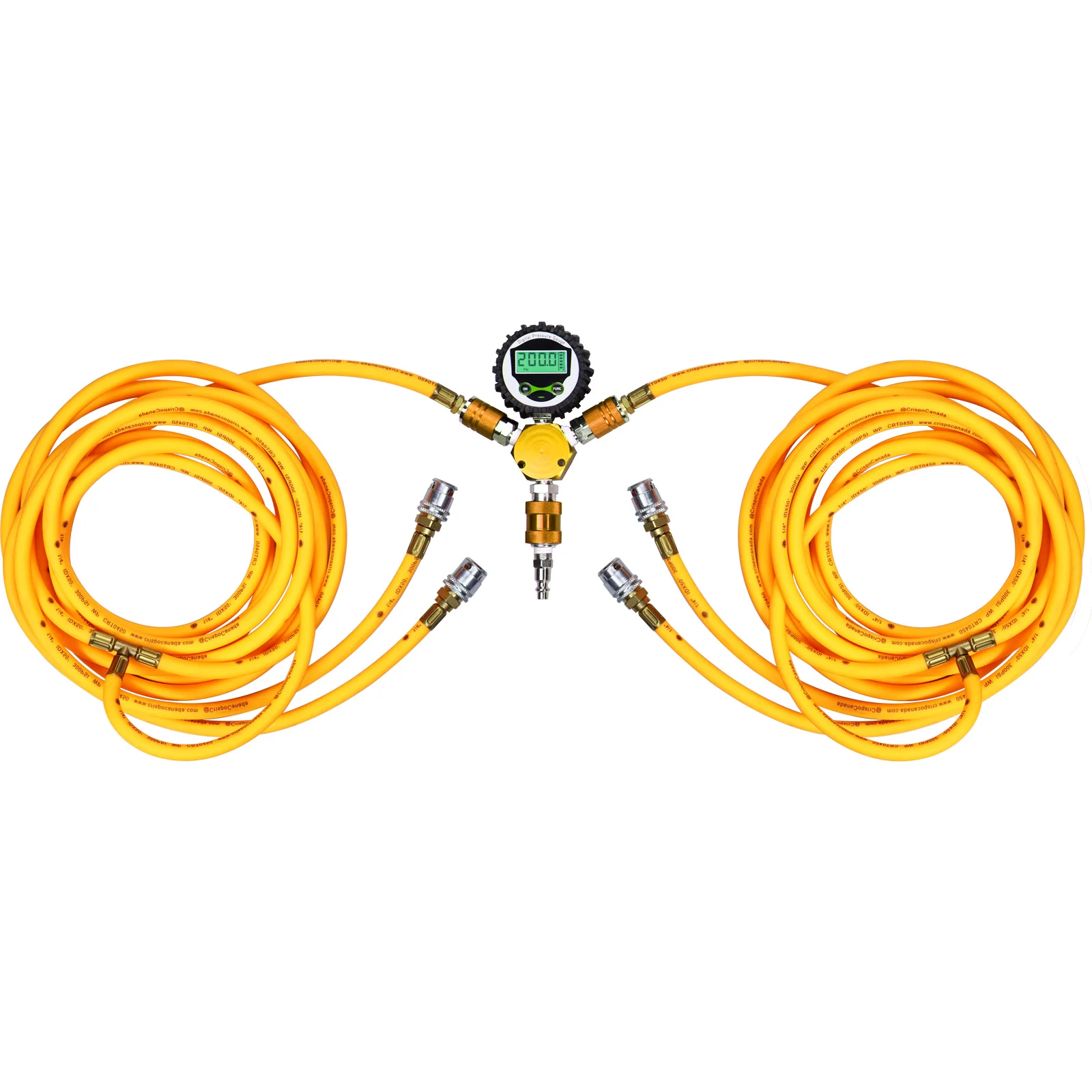 Offroad 4*4 4 Tire Inflate Inflation Deflation System Kit With Digital ...
