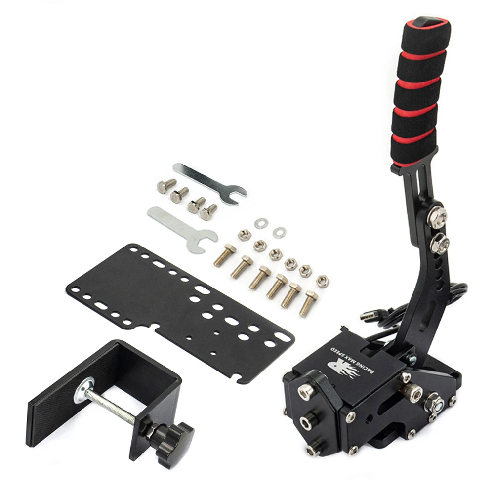 Black 16bit Racing Games Hand Brake System Pc Usb Sim Handbrake ...