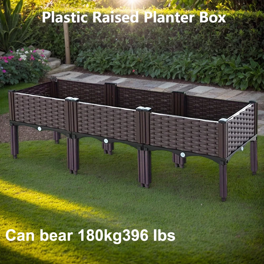 Plastic Raised Garden Bed Household Vegetable Fruit Flower Planting Box ...