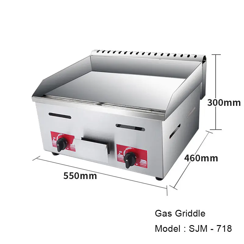 Flat Plate Grill Commercial Natural Gas Griddle, Cook Rite Heavy Duty ...