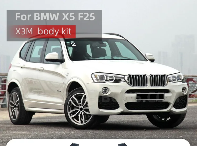 Bmw X3 F25 2014-2017 Lci Upgraded Bodykit To X3m F25 M Tech Body Kit ...