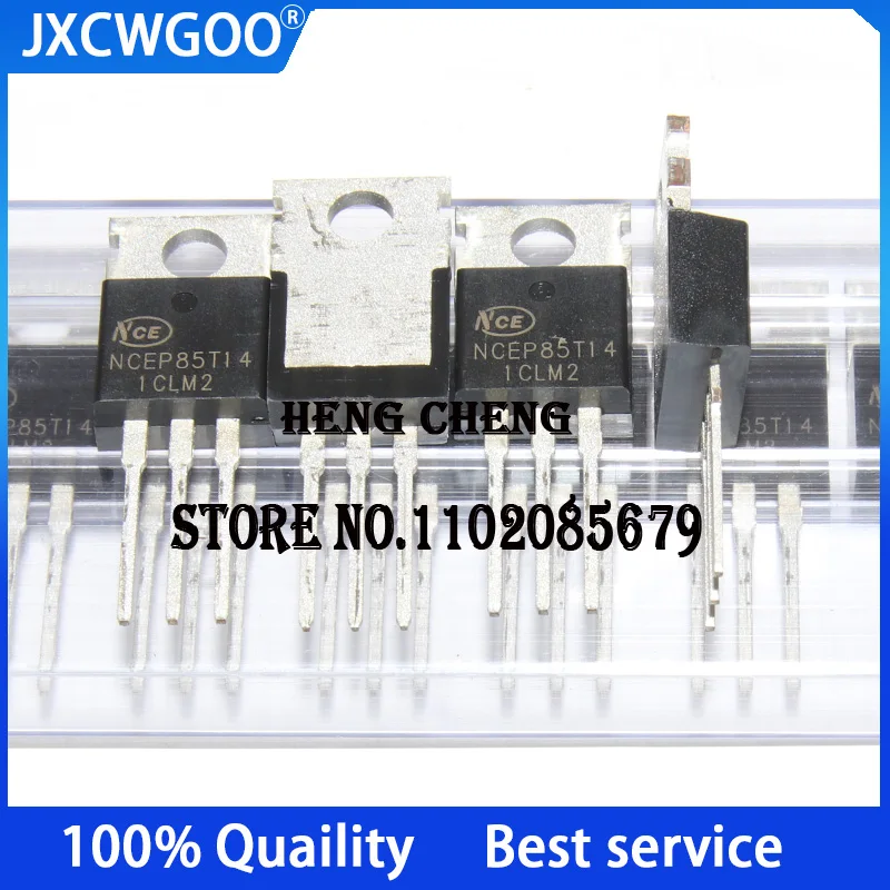 10PCS 100% New Original NCEP85T14 TO-220 N-channel 85V 140A field-effect transistor (MOSFET)
