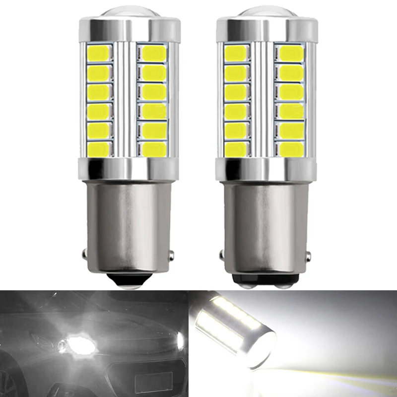 1-PCS-Car-LED-Bulb-P21W-1156-BA15S-P21-5W-BAY15D-1157-12V-7000L-White ...